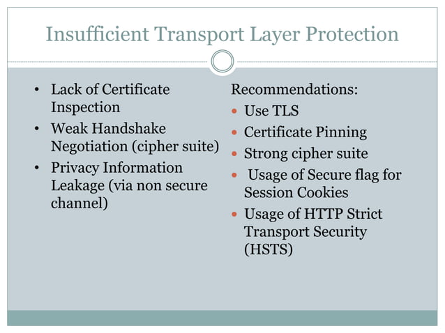 Cybersecurity - Mobile Application Security | PPT