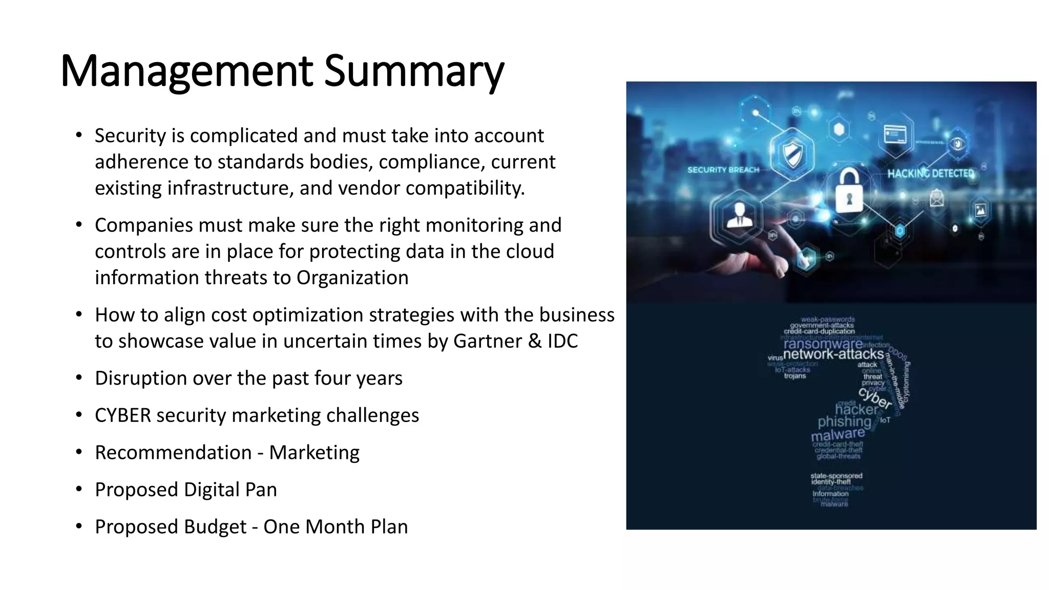 Cybersecurity digital marketing plan | PPTX