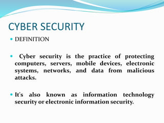 cybersecurity | PPTX