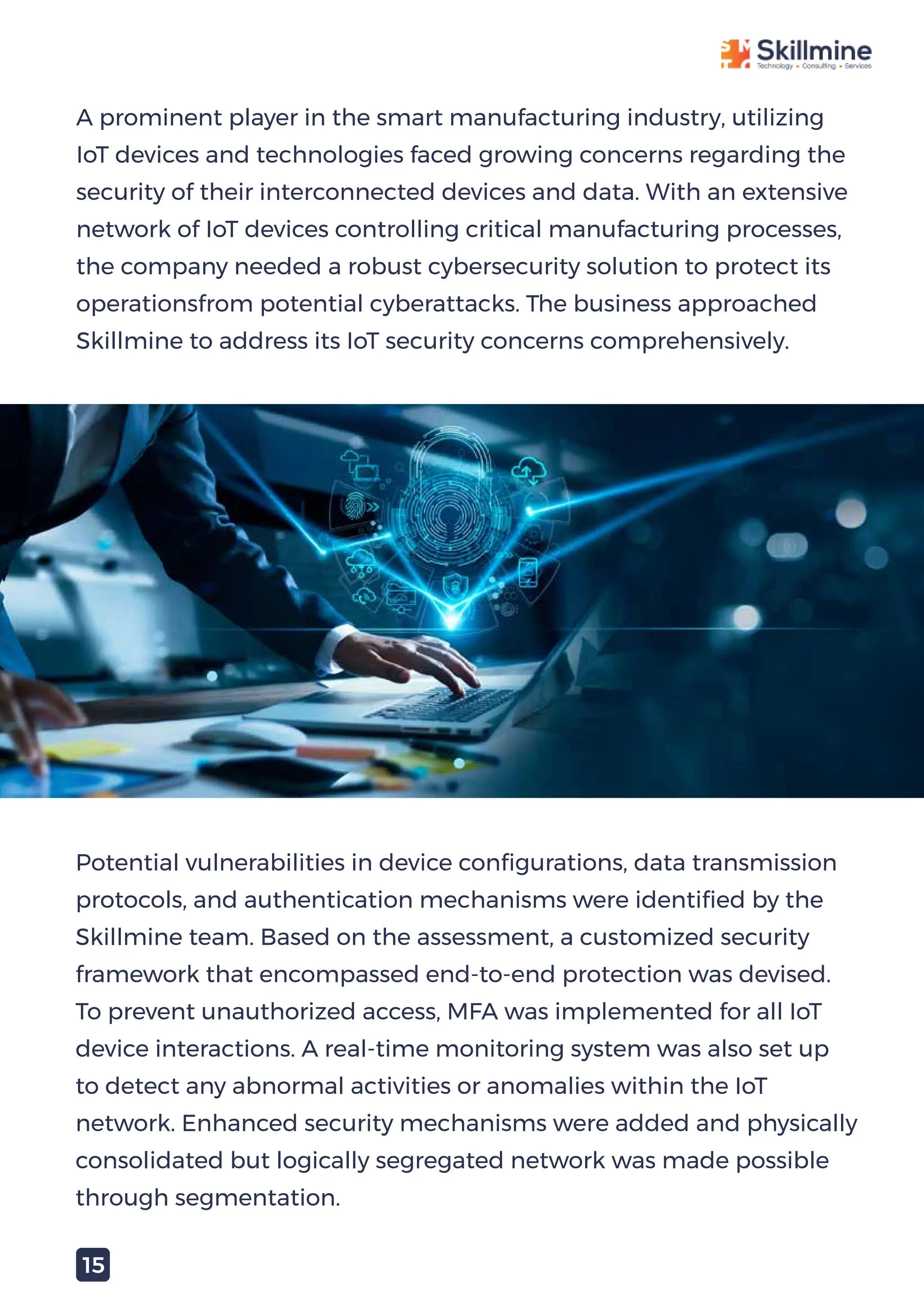 Cybersecurity in the Age of IoT - Skillmine | PDF