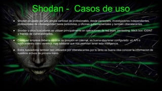 Beyond Shodan - Scan the internet like a pro | PPTX