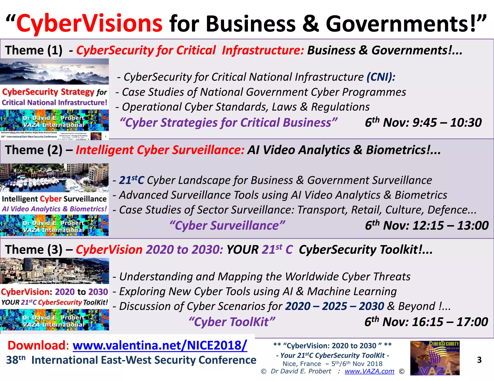 CyberVision: 2020 to 2030 - Your 21stC Cybersecurity Toolkit! | PDF