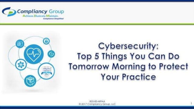 Cyber Security: Top 5 Things You Can Do Tomorrow Morning to Protect ...