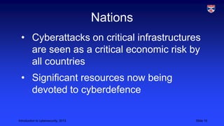 Cybersecurity 3 cybersecurity costs and causes | PPTX
