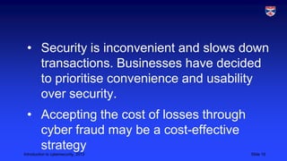 Cybersecurity 3 cybersecurity costs and causes | PPTX