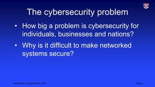 Cybersecurity 3 cybersecurity costs and causes | PPT