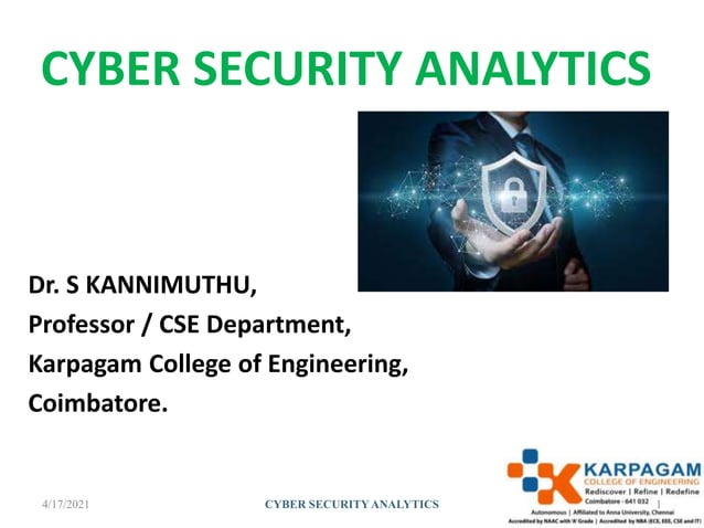 Cyber security analysis presentation | PPTX