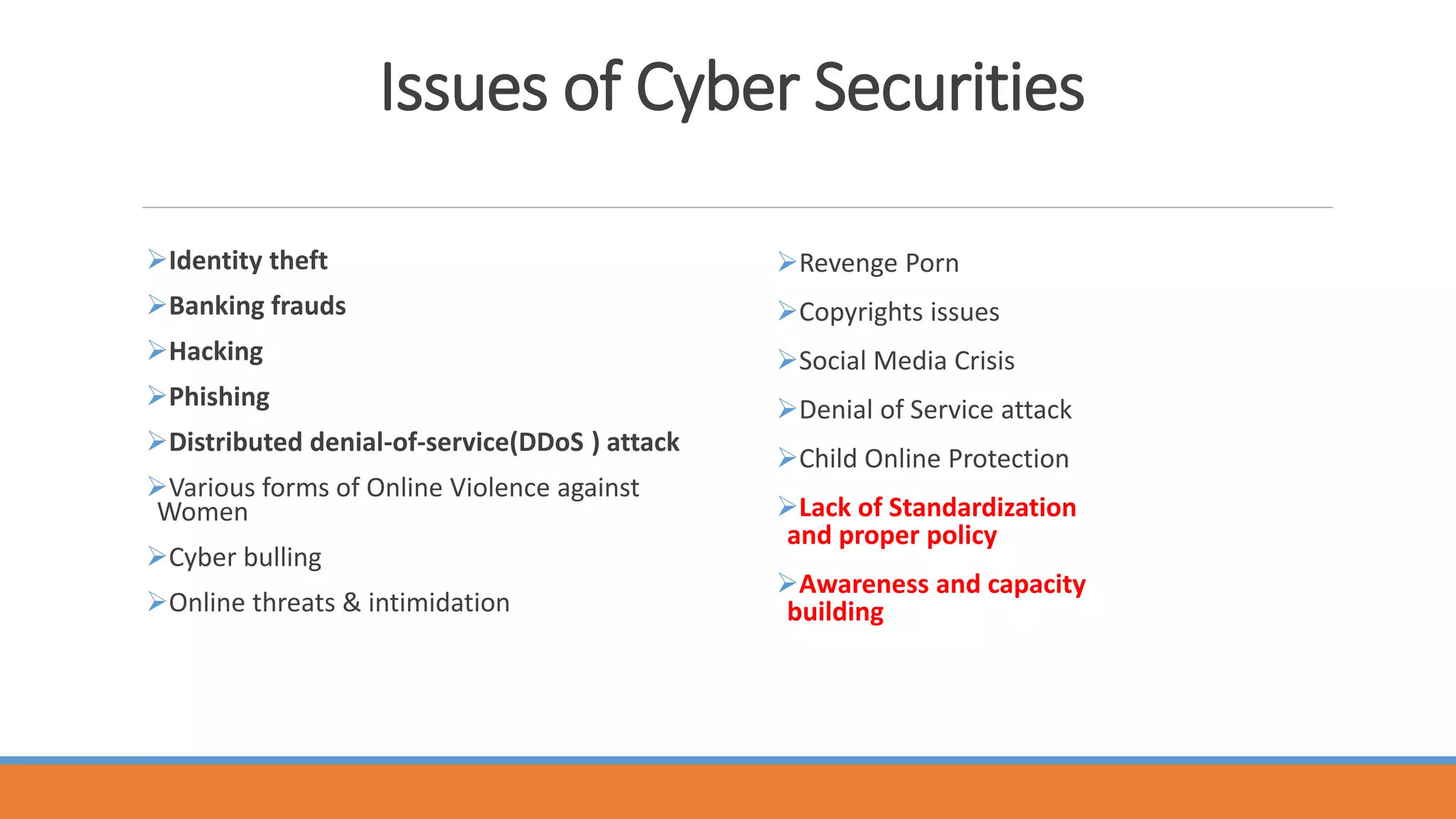 Cyber security and current trends | PPTX