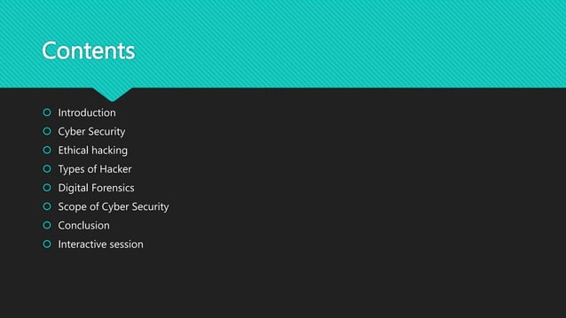 CYBER SECURITY AND ETHICAL HACKING.pptx | Computing | Technology & Computing