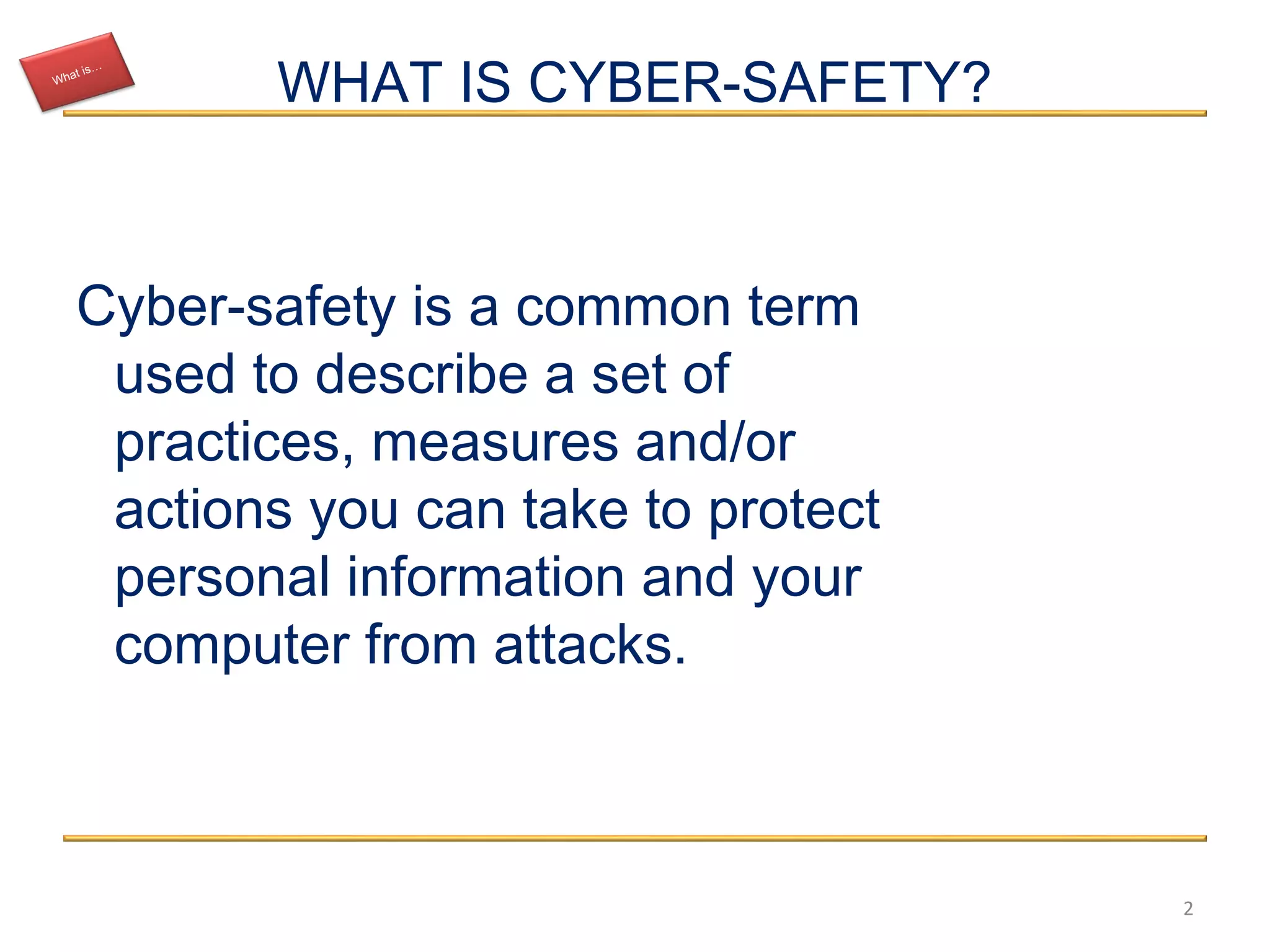 Cyber security and safety | PPT