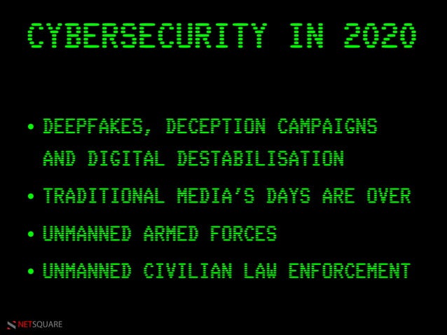 Cybersecurity And Sovereignty - A Look At Society's Transformation In ...