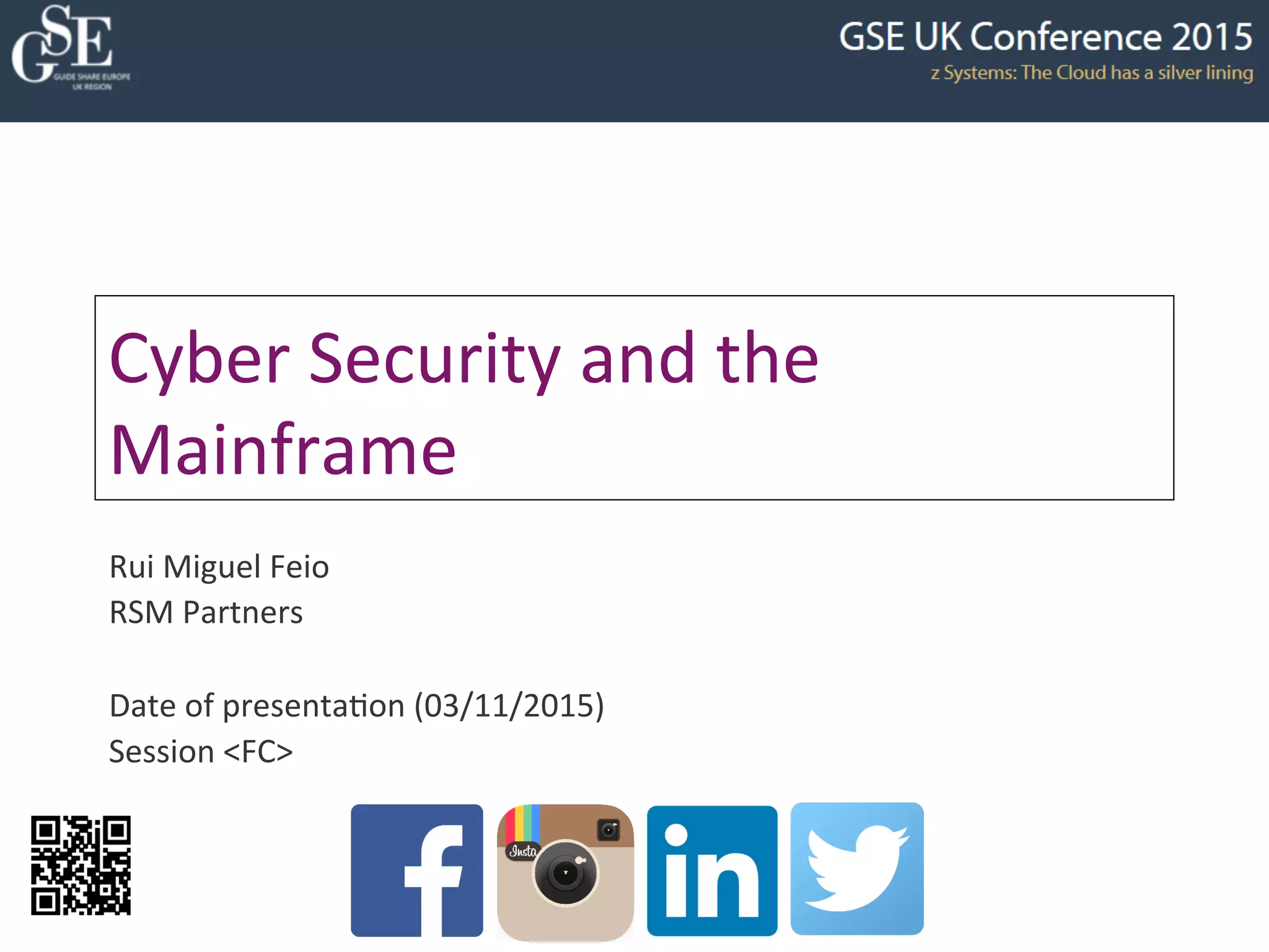 Cyber security and the mainframe (v1.3) | PDF | Computing | Technology ...