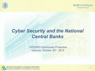 Cyber Security and the National Central Banks | PDF