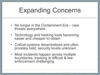 Cybersecurity: Increased Transparency and the Role of Civil Society | PPT