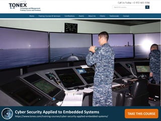 Cyber security applied to embedded systems | PPTX