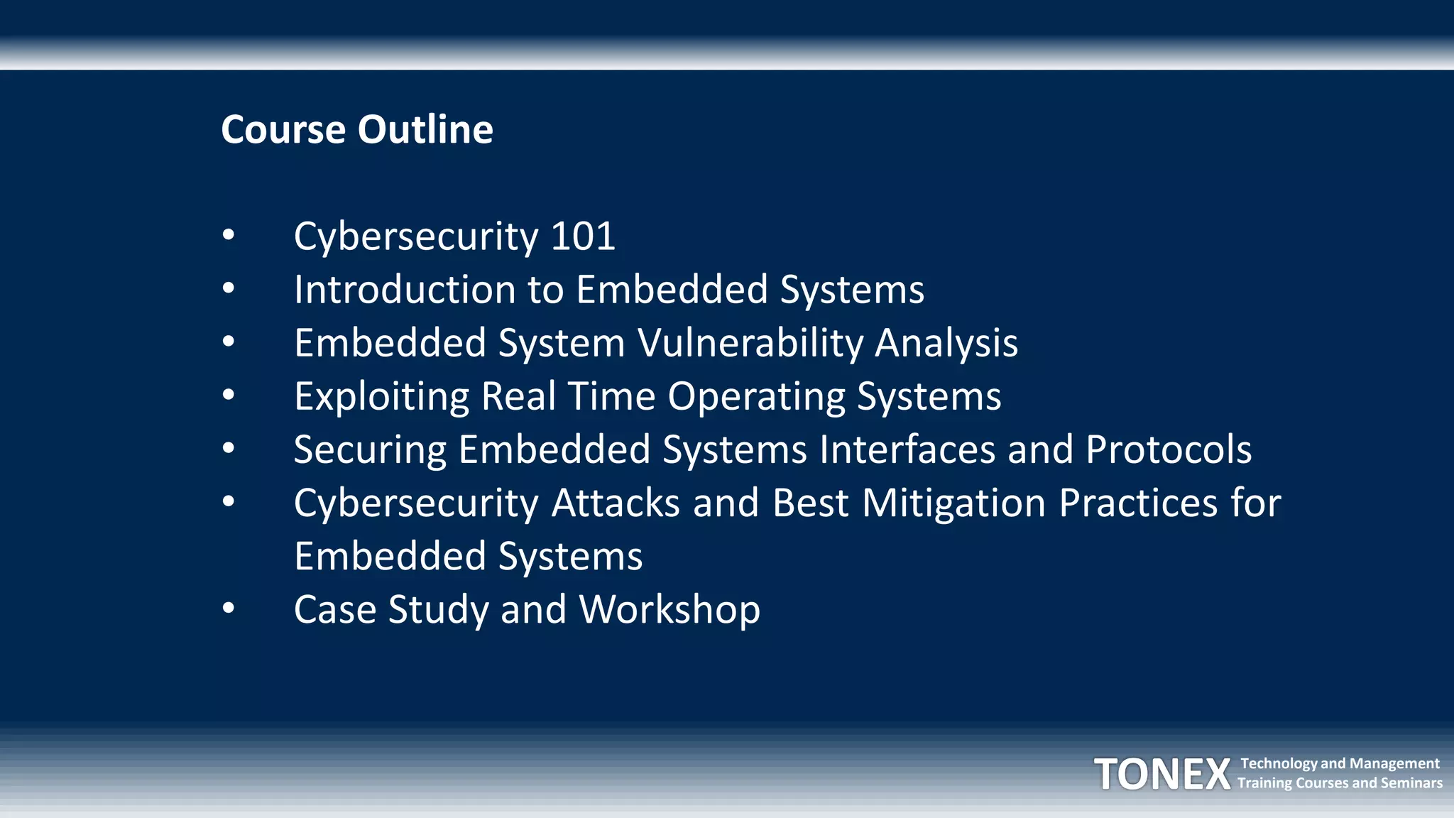 Cybersecurity Applied to Embedded Systems, Fundamentals of Embedded Systems and Applications of ...