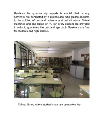 Cybersecurity at school - SPANISH TEAM | PDF