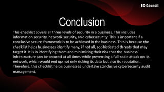 Cybersecurity Audit | PPTX