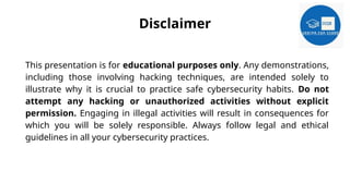 STAY SAFE ONLINE GUIDE TO CYBERSECURITY | PPT