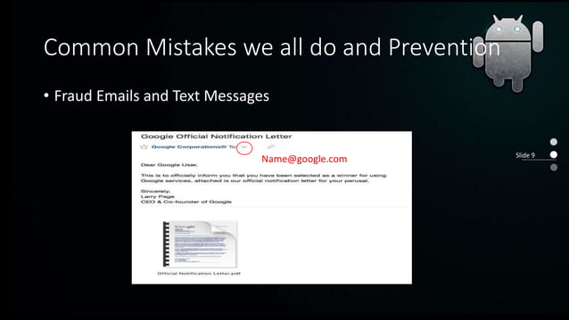 Cyber security awareness for students | PPSX | Crime & Harmful Acts to ...
