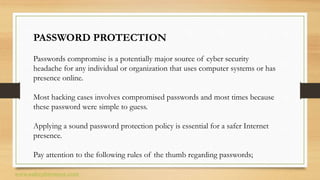 Cyber Security Awareness | PPTX