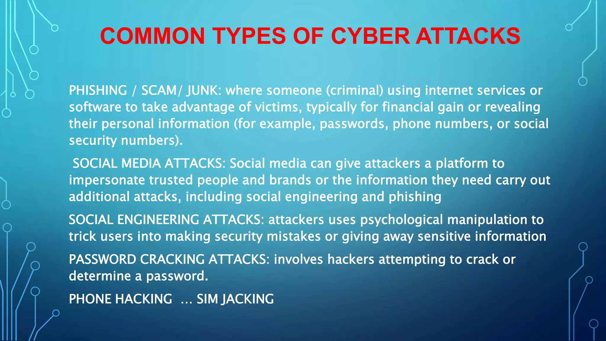 CYBERSECURITY AWARENESS AND BEST PRACTICES AT ALL WORKING LEVEL. | PPTX