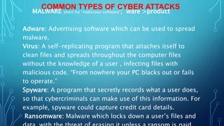 CYBERSECURITY AWARENESS AND BEST PRACTICES AT ALL WORKING LEVEL. | PPTX