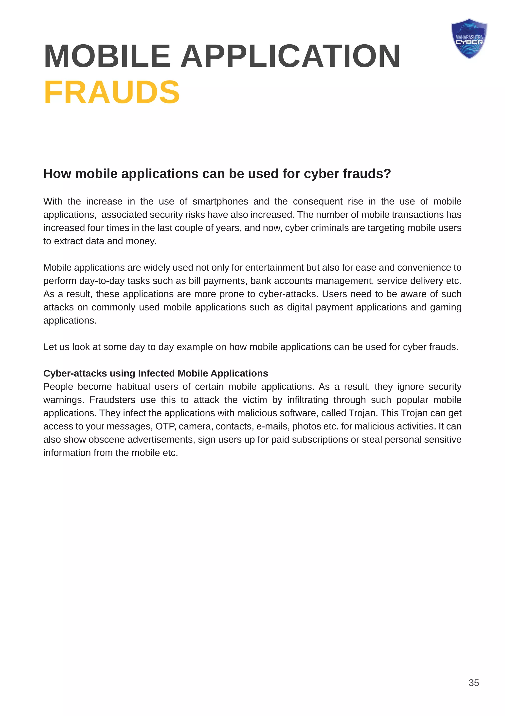 Cyber security awareness booklet for citizens from mahashtra cyber 10 ...