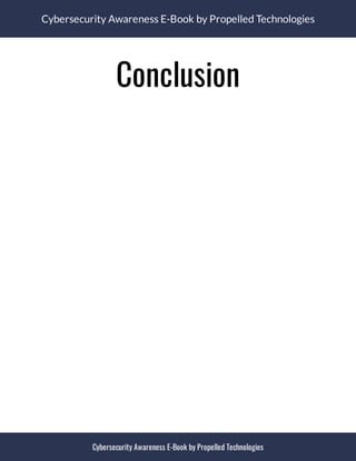 Cybersecurity Awareness E-book by Propelled Technologies | PDF