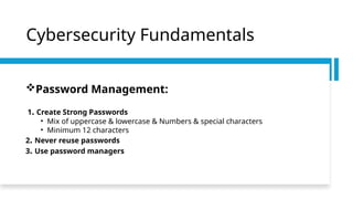 Cybersecurity Awareness Training[1][1].pptx | Antivirus Software ...