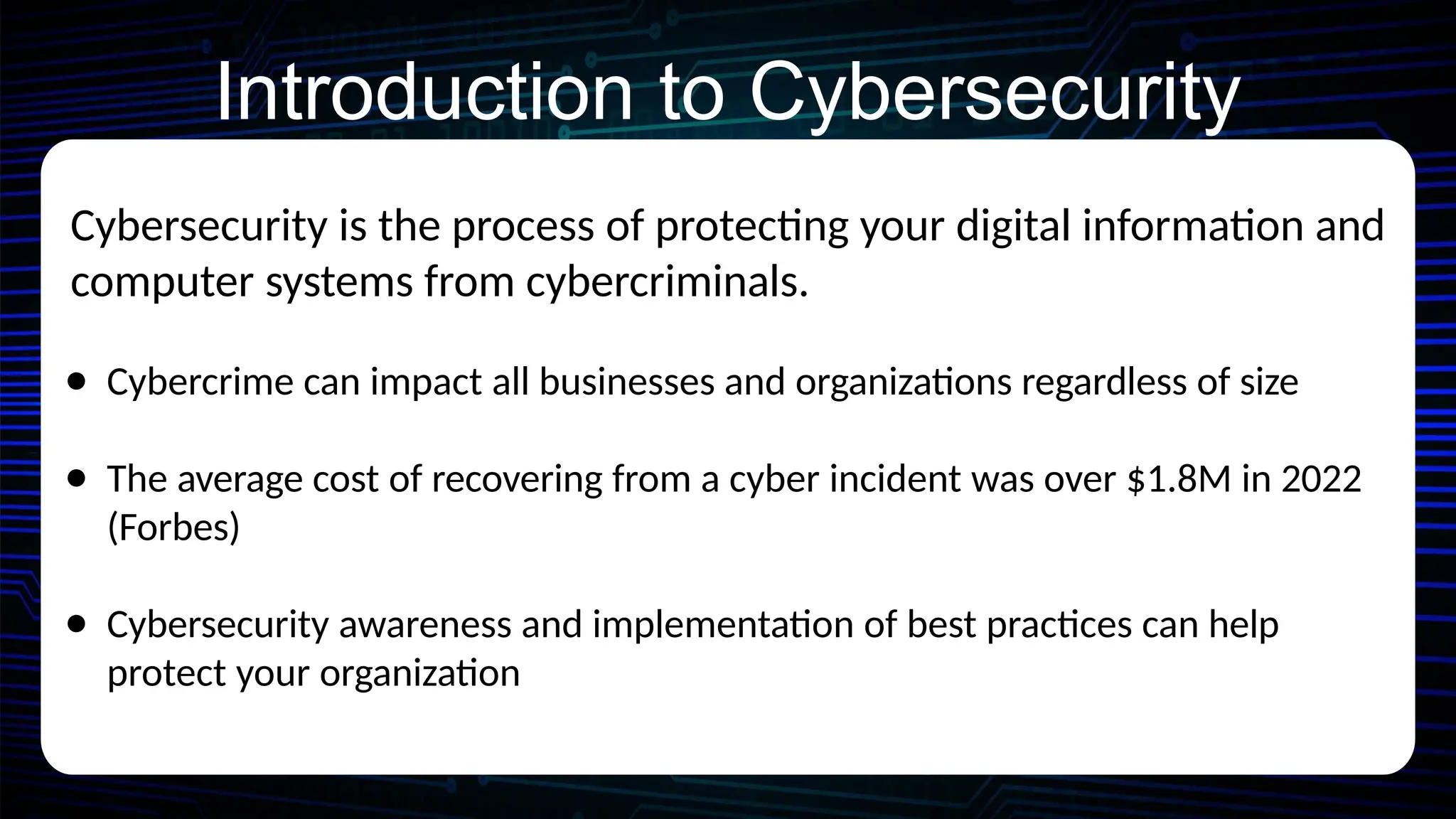 Cybersecurity Basics of awareness presentation .pptx