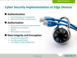 CyberSecurity Best Practices for the IIoT | PPTX