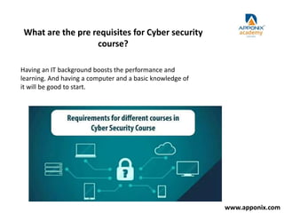 Cyber security certification training course | PPTX