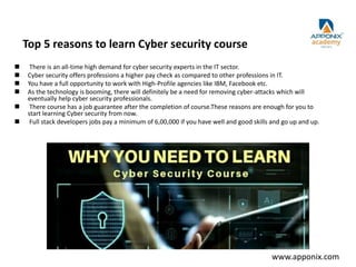 Cyber security certification training course | PPT
