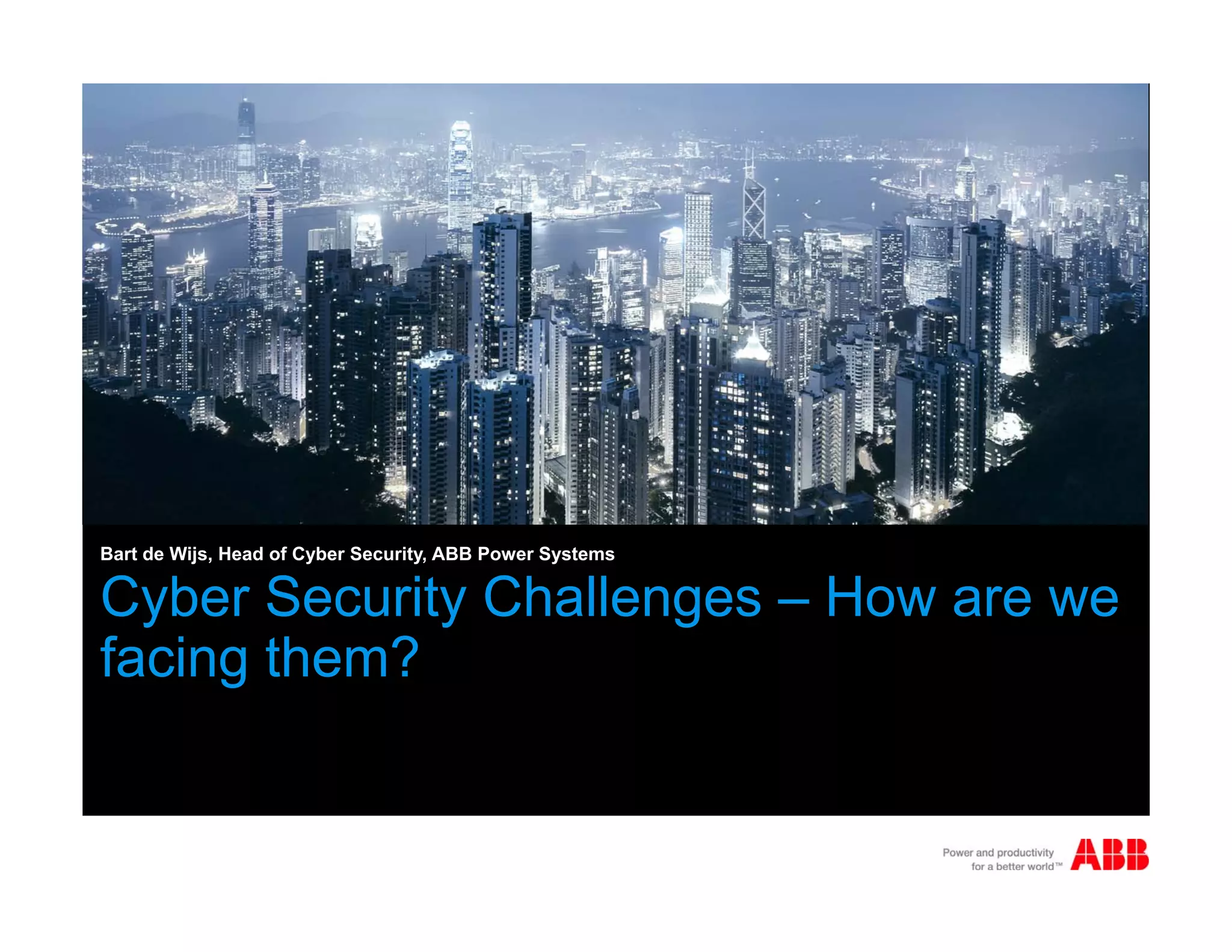Cyber Security Challenges: how are we facing them? | PPT
