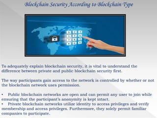 Cybersecurity Challenges in Blockchain Technology By Azgari Lipshy | PPTX