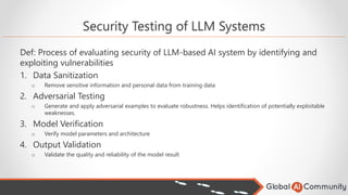 Cybersecurity Challenges with Generative AI - for Good and Bad | PPT