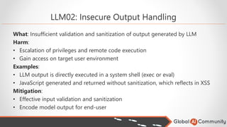 Cybersecurity Challenges with Generative AI - for Good and Bad | PPT