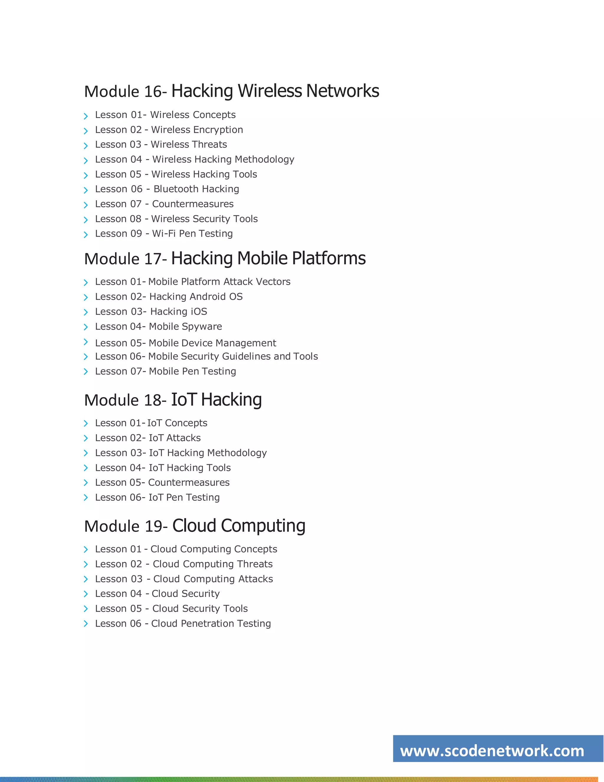 cyber_security_syllabus .pdf | scode network institute | PDF