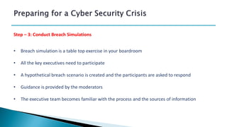 Cybersecurity crisis management a prep guide | PDF