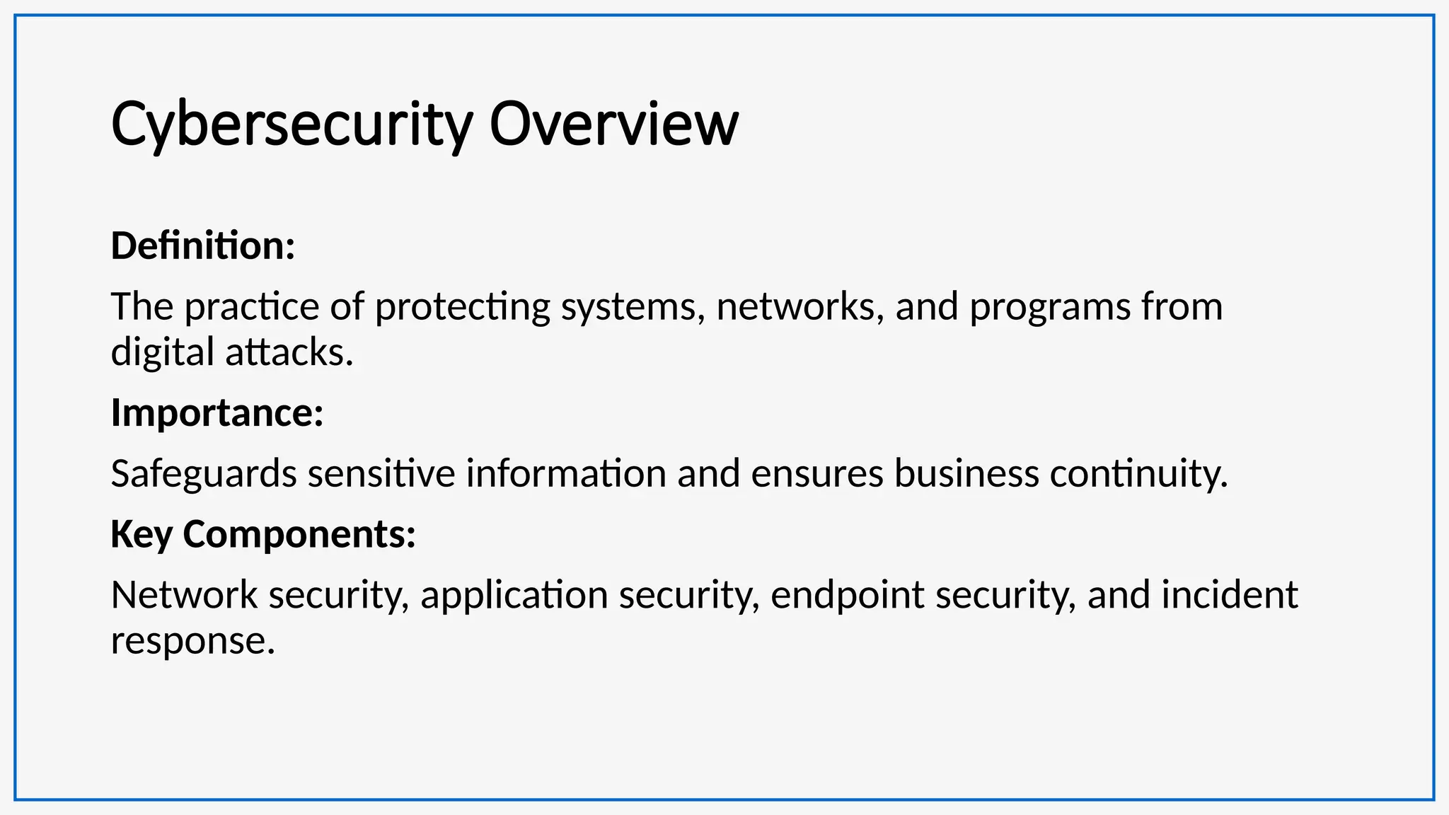 Cybersecurity & Data Privacy – PowerPoint Presentation | PPTX