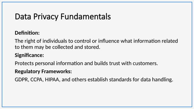 Cybersecurity & Data Privacy – PowerPoint Presentation | PPTX