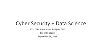 Cyber Security and Data Science | PDF