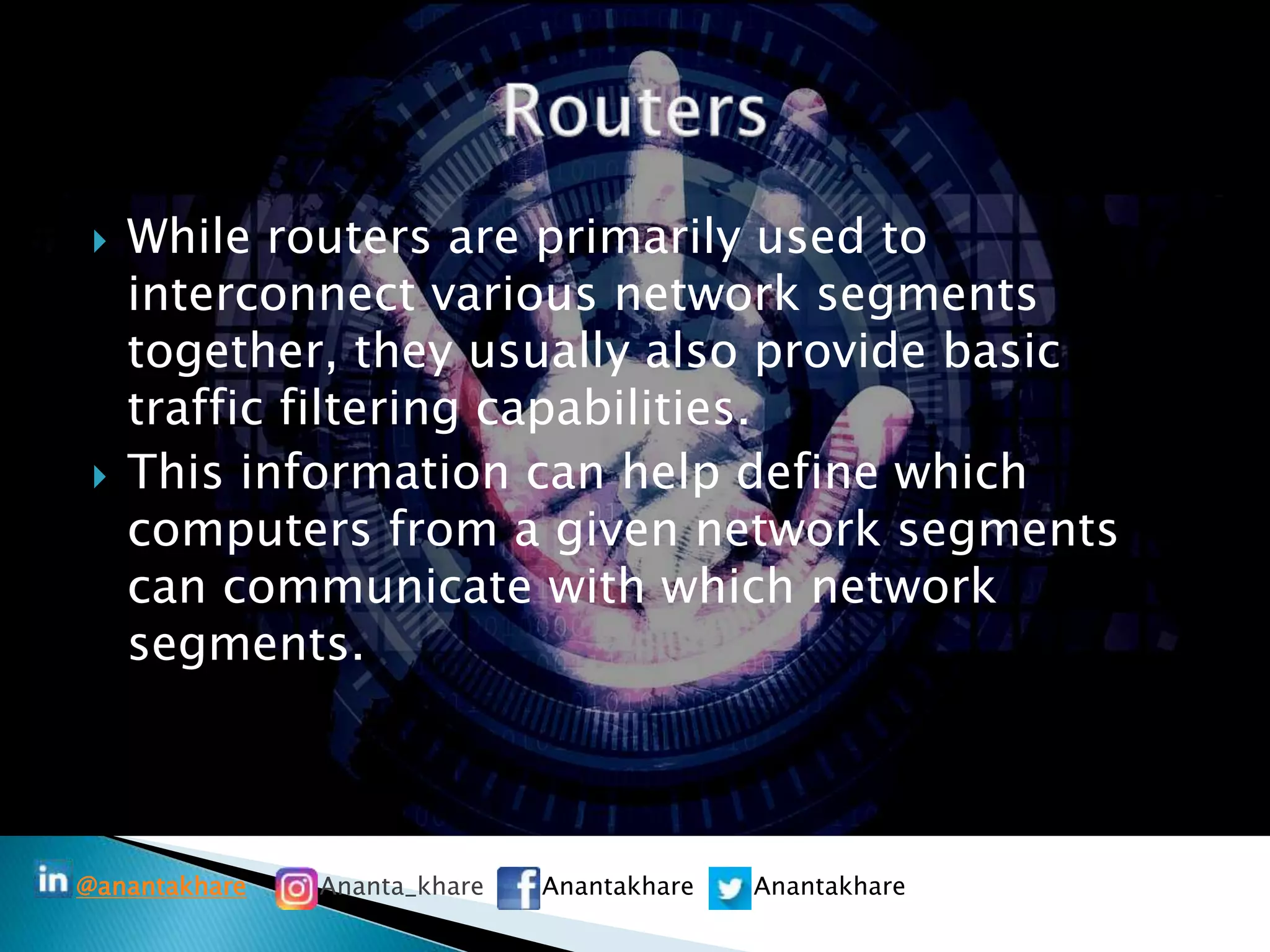 Cybersecurity Devices and Technologies.pptx | Computer Networking | Computing