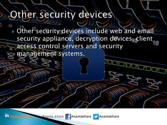 Cybersecurity Devices and Technologies.pptx | Computer Networking ...