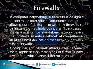 Cybersecurity Devices and Technologies.pptx | Computer Networking | Computing