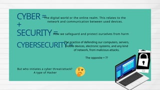Cybersecurity For kids in Powerpoint format | PPTX