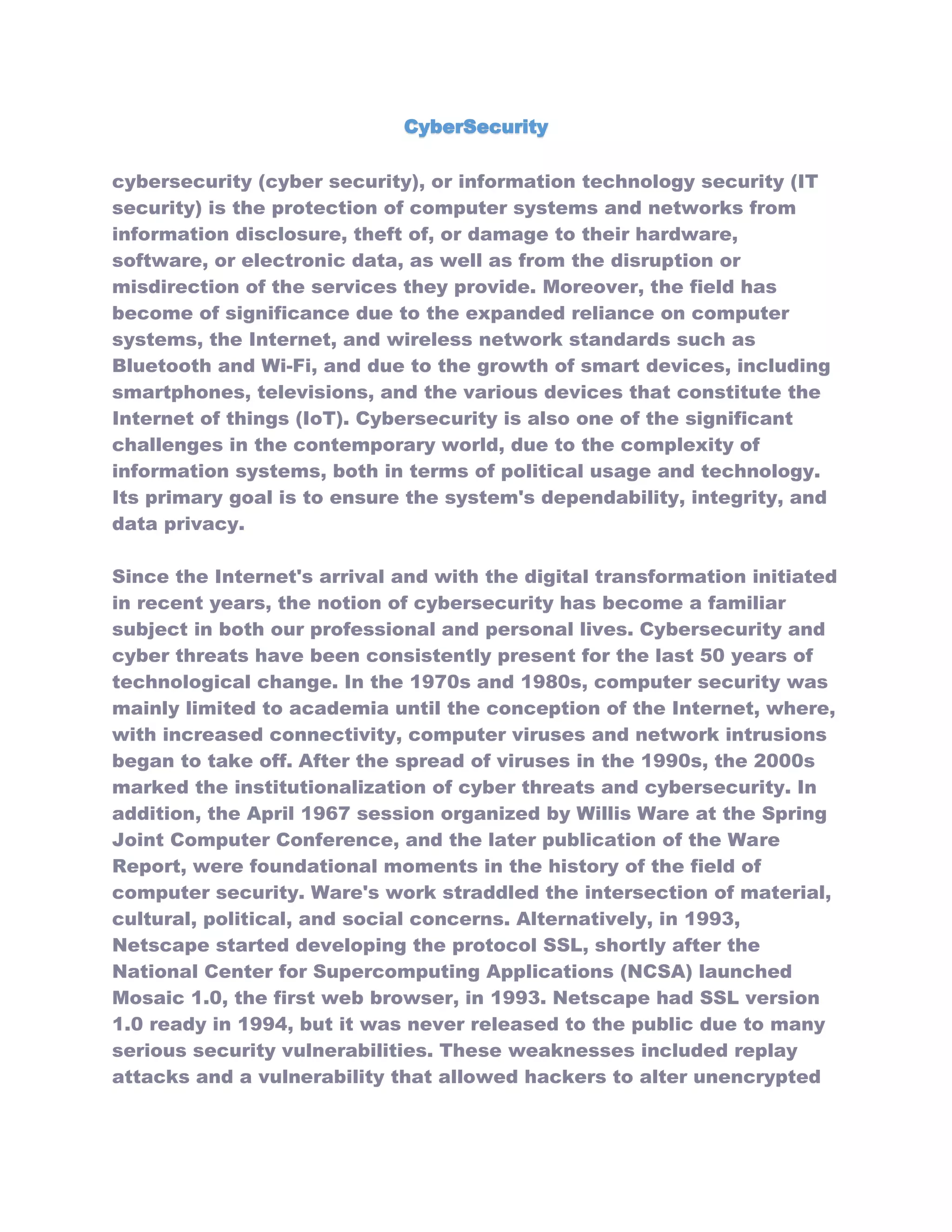 cybersecurity essay.docx