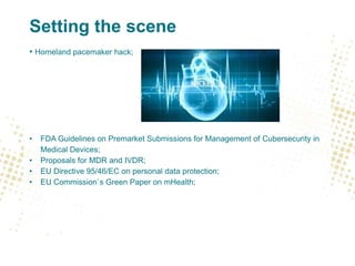 Cybersecurity for medical devices in the EU | PPTX
