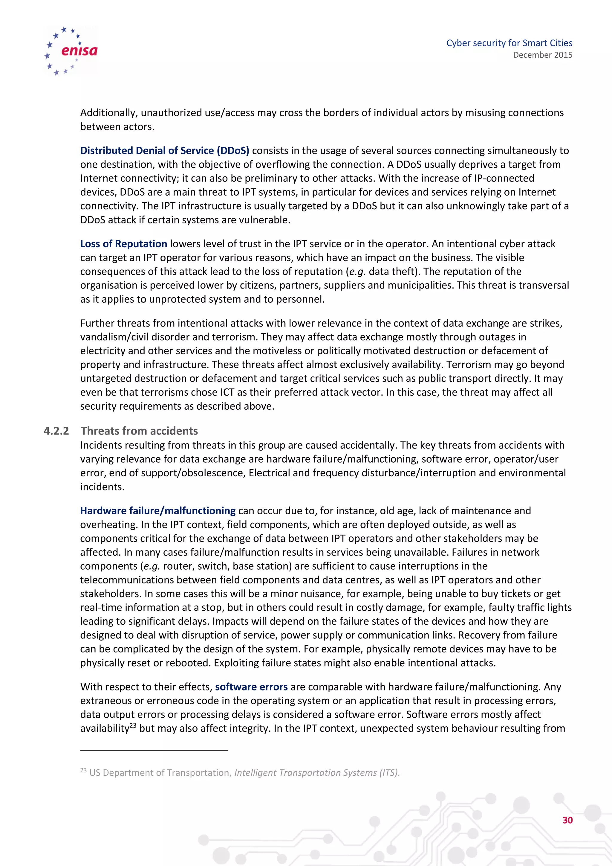 Cyber security for smart cities an architecture model for public transport | PDF